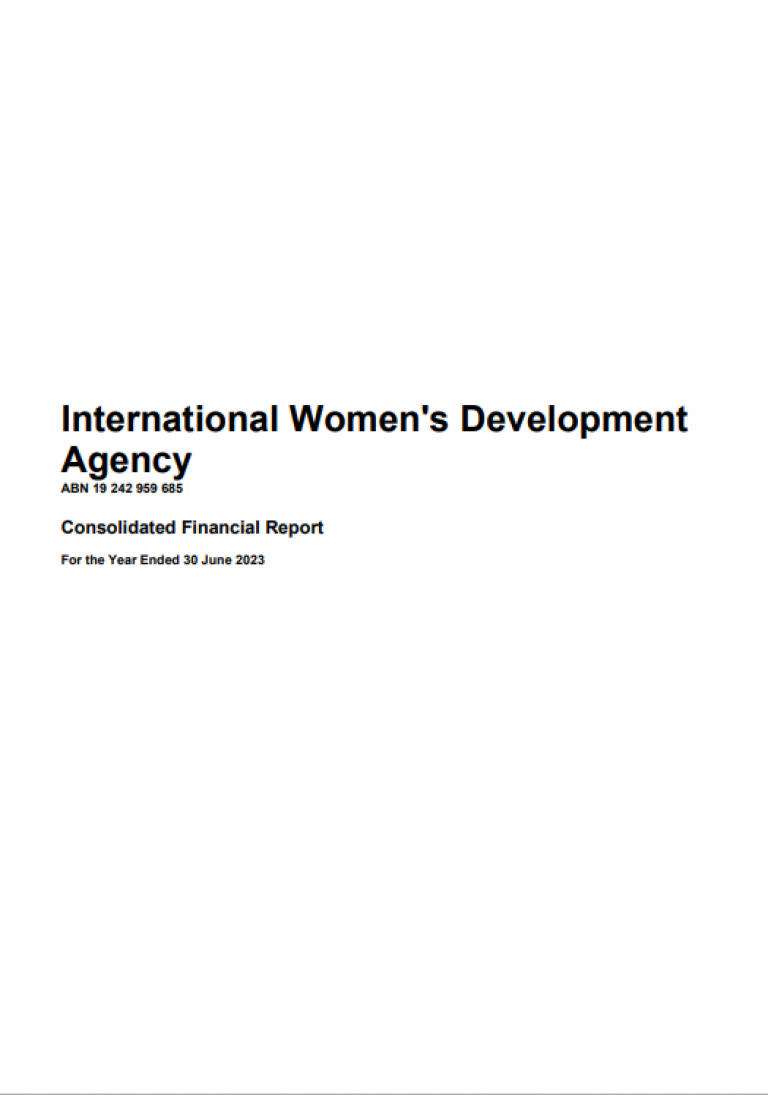 Annual Reports | IWDA