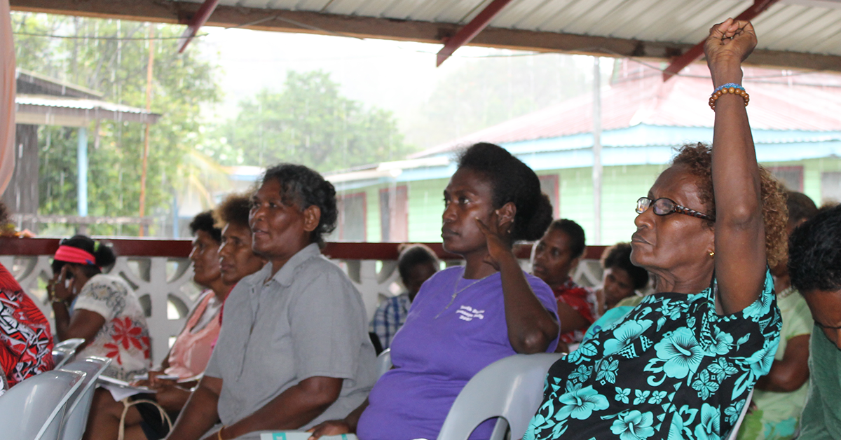 The growing women’s movement in Solomon Islands | IWDA